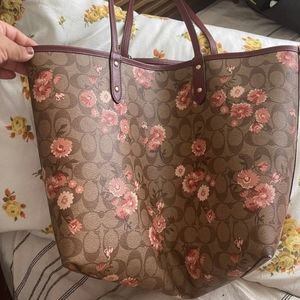 Coach | Bags | Coach Reversible City Tote Signature Canvas ...